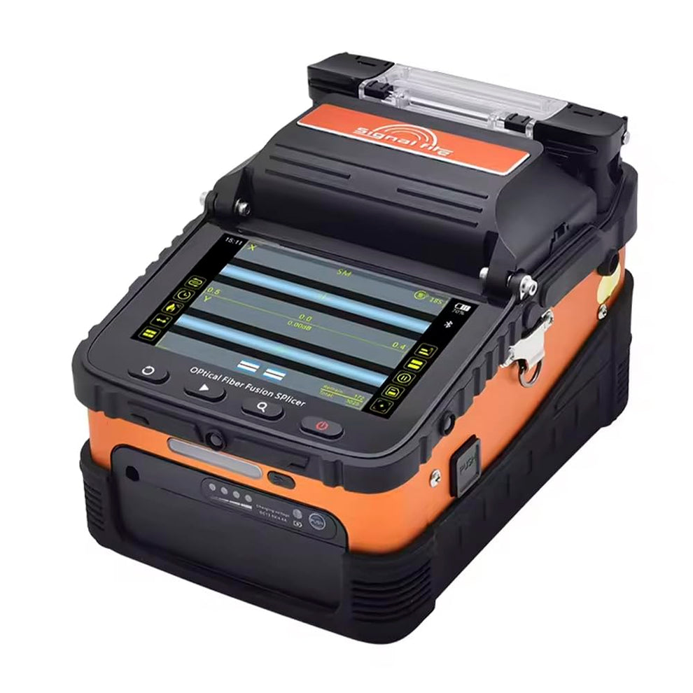 AI-6C Automatic Fiber Optic Fusion Splicer Kit Optical Fiber Fusion Sp ...