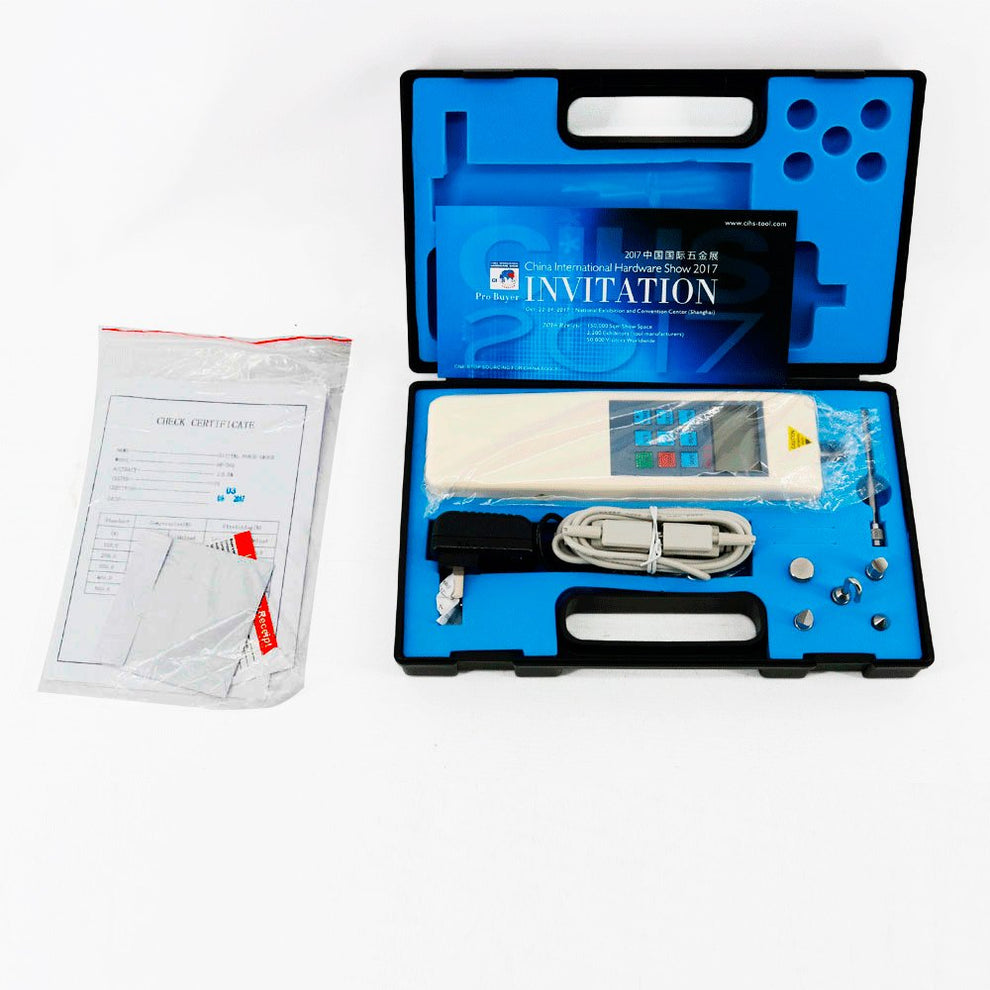 Graigar HF-500 Digital Portable Pull Push Force Gauge Dynamometer 500N ...